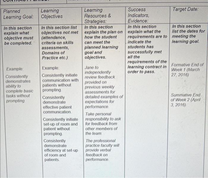 This is my learning plan but I want to make it like | Chegg.com