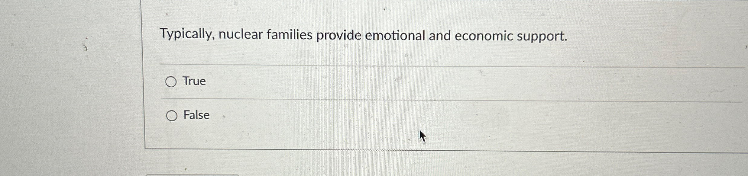 Solved Typically, nuclear families provide emotional and | Chegg.com