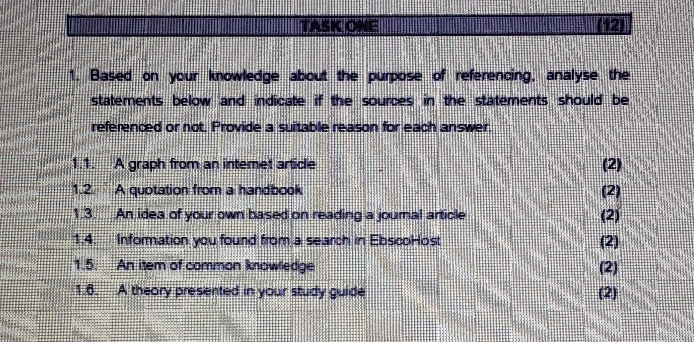 1. Based on your knowledge about the purpose of | Chegg.com