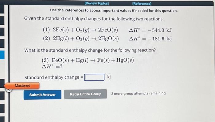 Solved Use the References to access important values if | Chegg.com