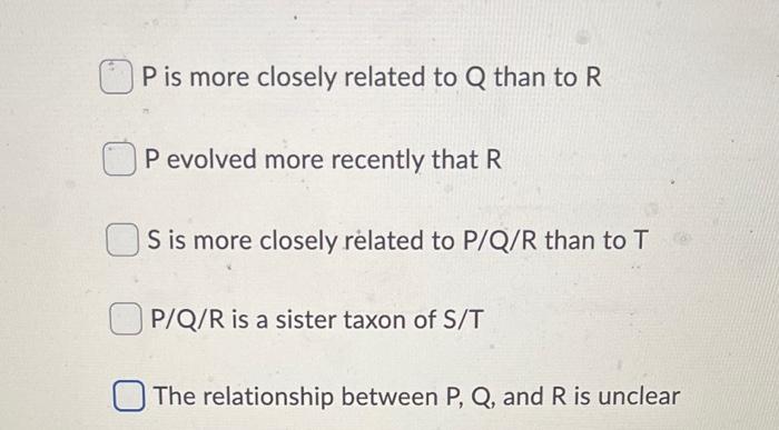 Solved 27Based on this tree, what can be said of tax a pee, | Chegg.com