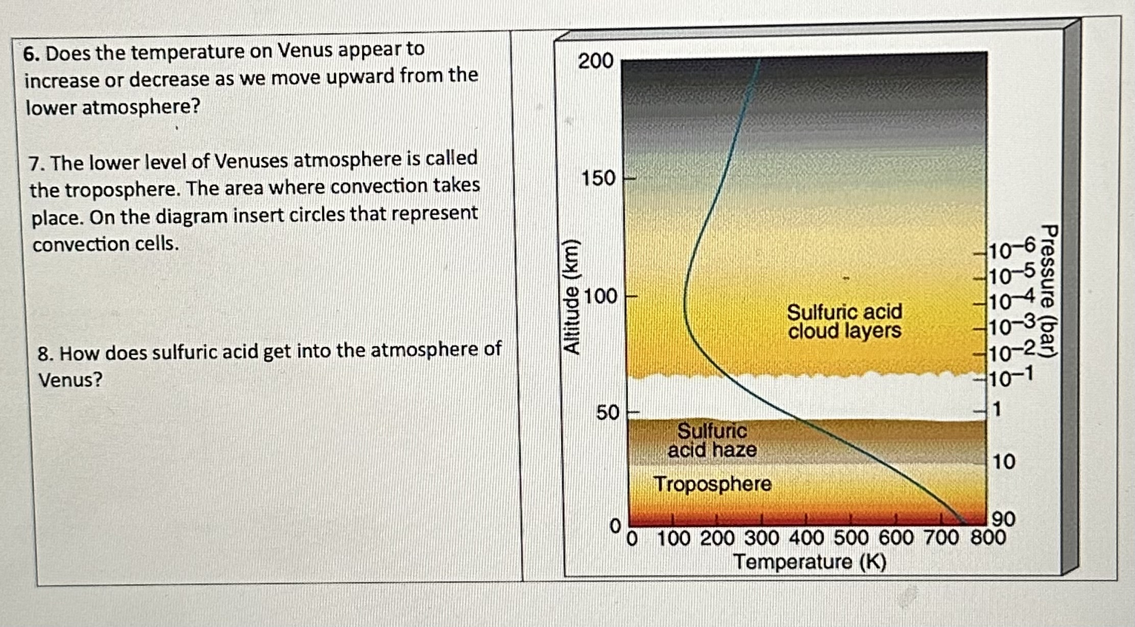 Solved Venus:What is unusual about the rotation of | Chegg.com