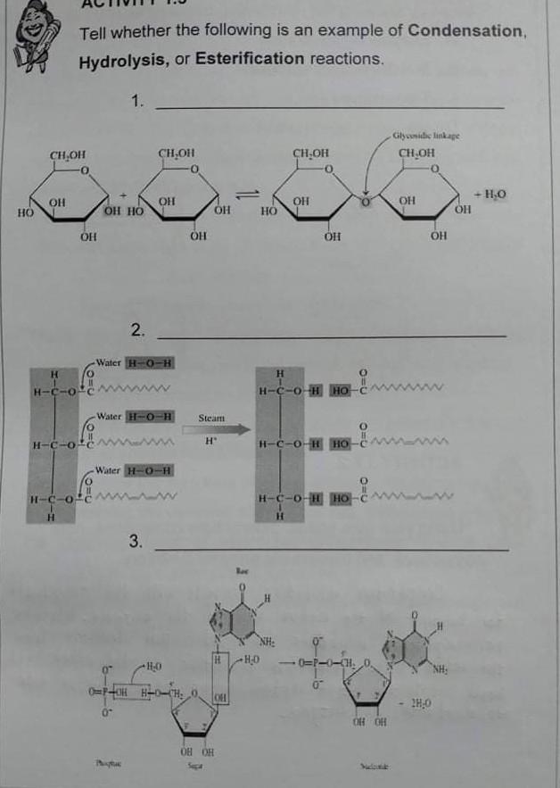 Example Of Condensation