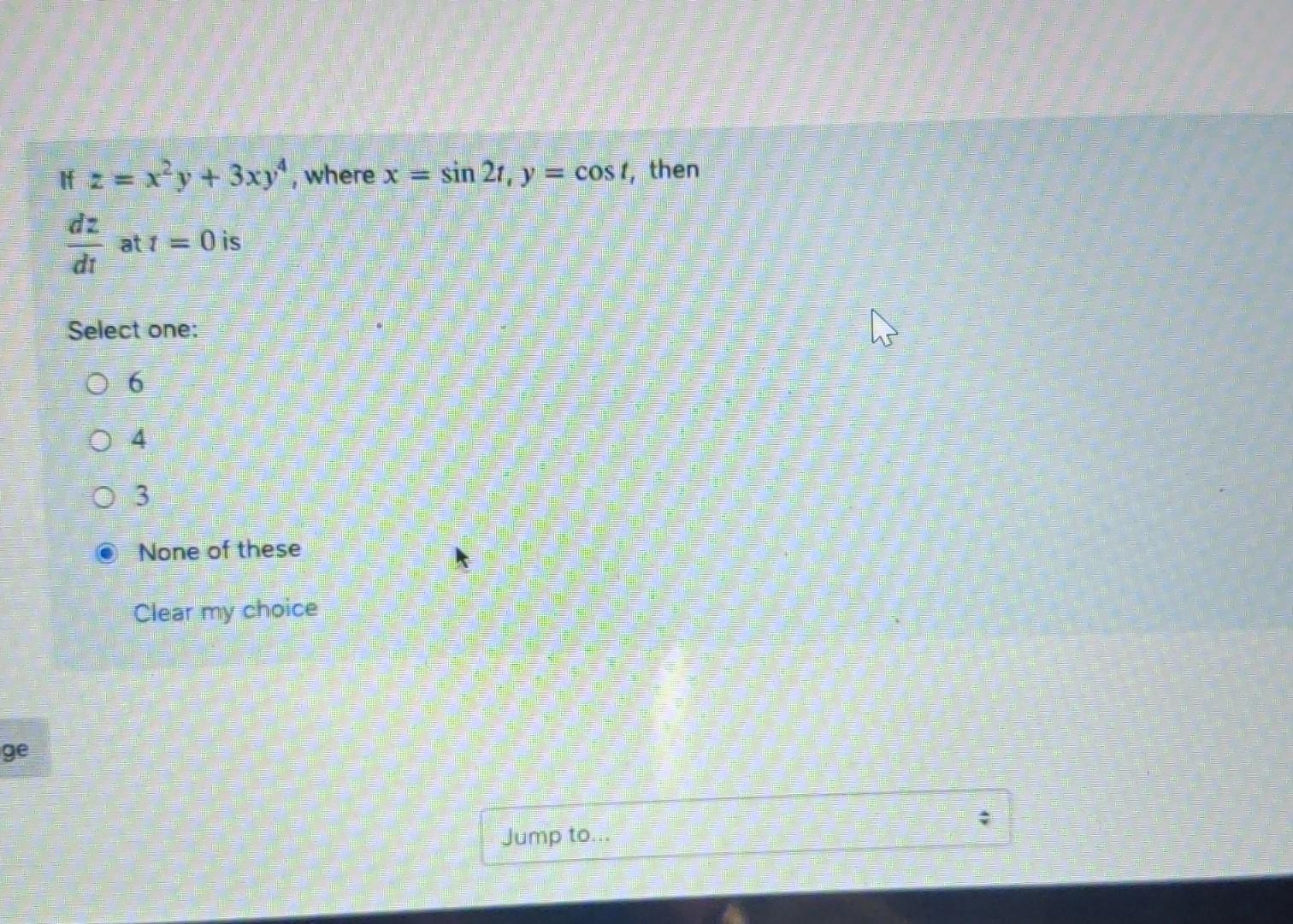 Solved ∫04x2+4dx= Select one: 32π 4π 16x None of these Clear | Chegg.com