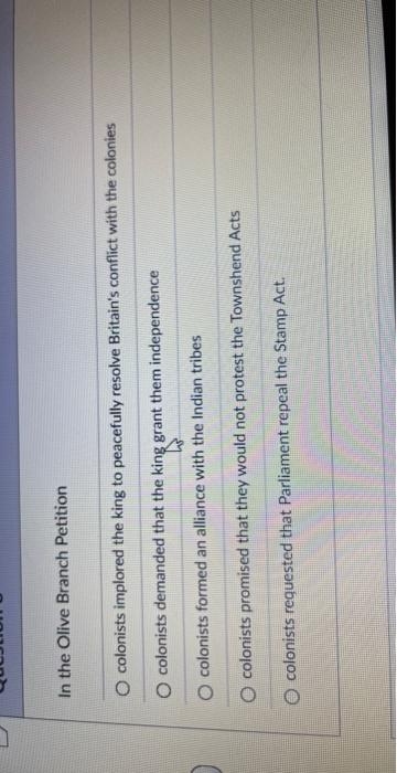 A major consequence of the end of the French and | Chegg.com