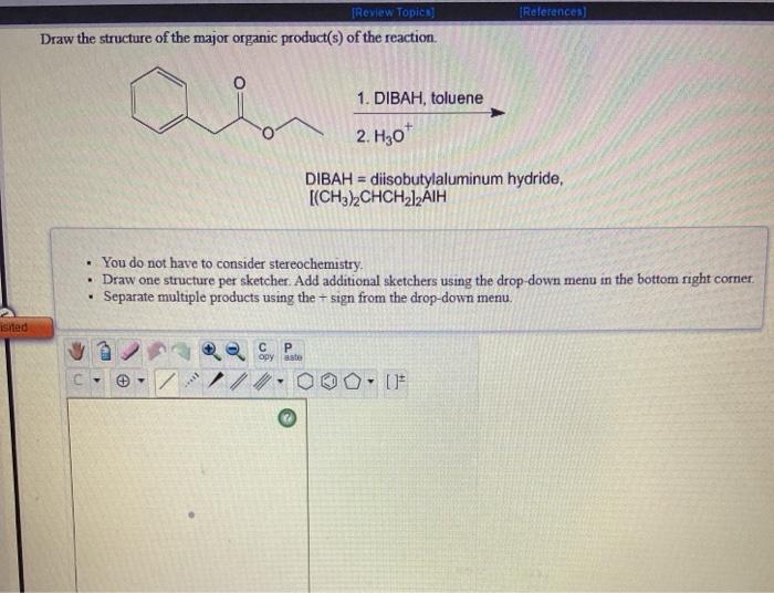 Solved We sucture of the major organic product(s) of the | Chegg.com