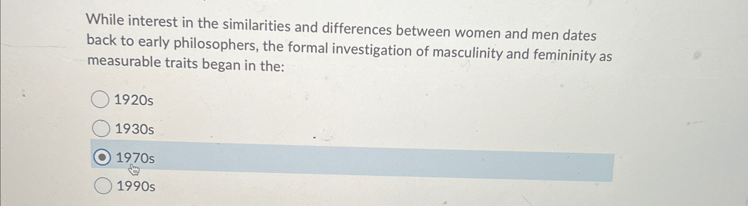 Solved While interest in the similarities and differences | Chegg.com