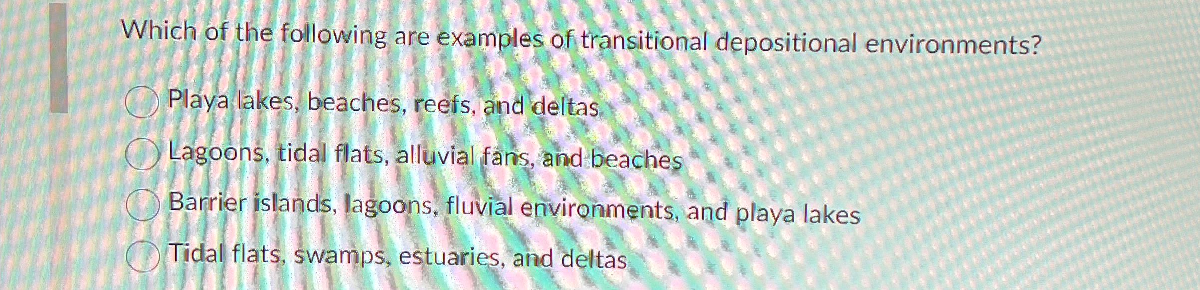 Solved Which of the following are examples of transitional | Chegg.com