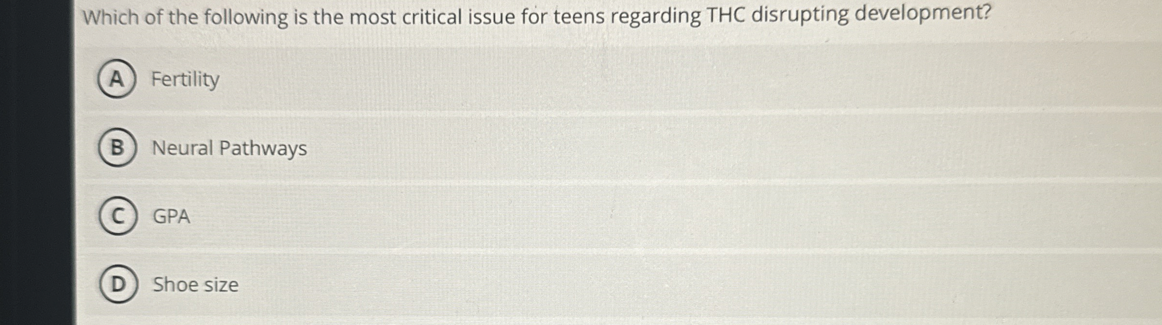 Solved Which of the following is the most critical issue for | Chegg.com