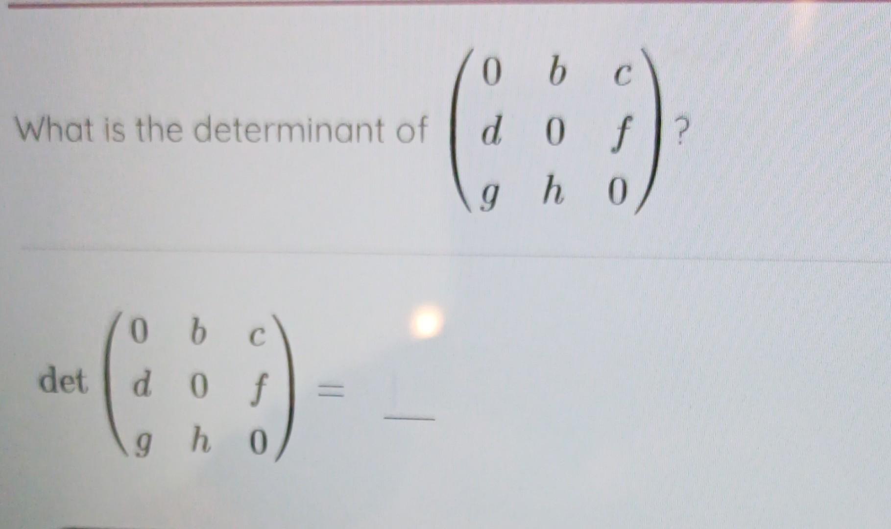 Solved Determine the reduced row echelon form for the mat x | Chegg.com