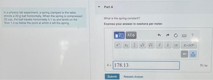 Solved In a physics lab experiment, a spring clamped to the | Chegg.com