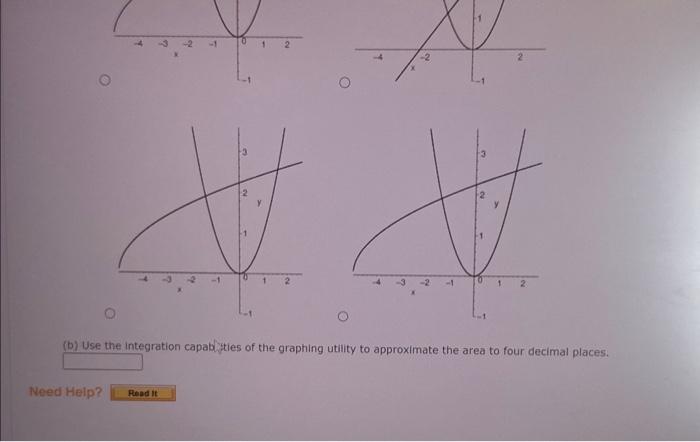 Solved Consider the following. y=x2y=5+x (a) Use a graphing | Chegg.com