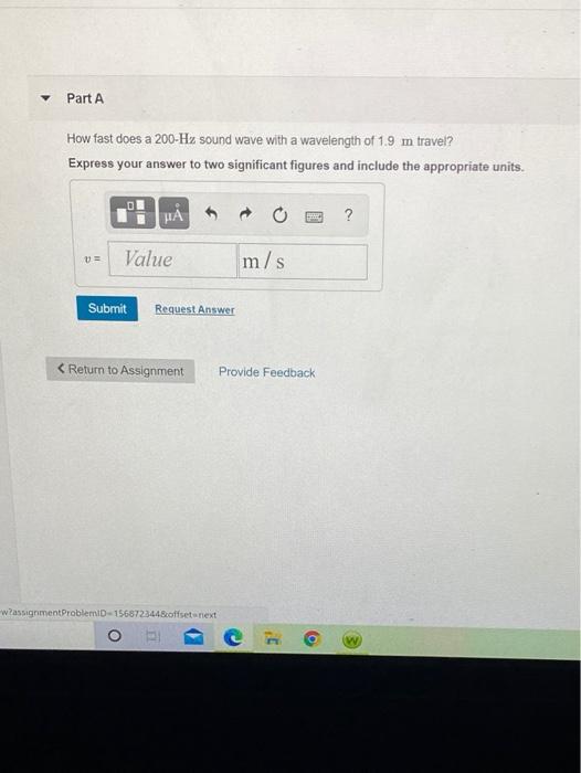 Solved Part A How fast does a 200-Hz sound wave with a | Chegg.com