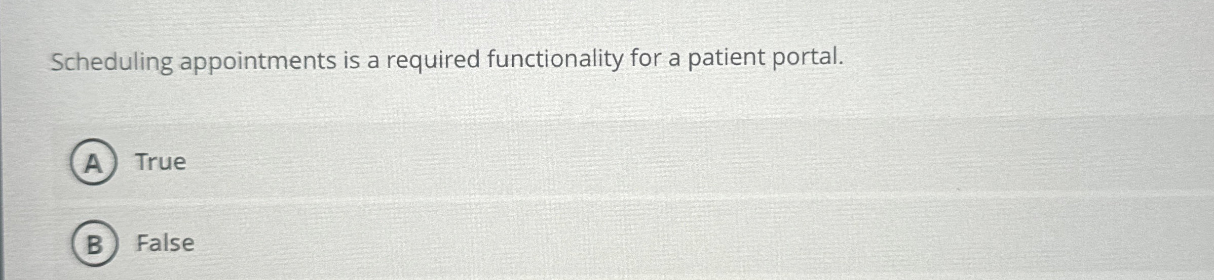 Solved Scheduling appointments is a required functionality | Chegg.com