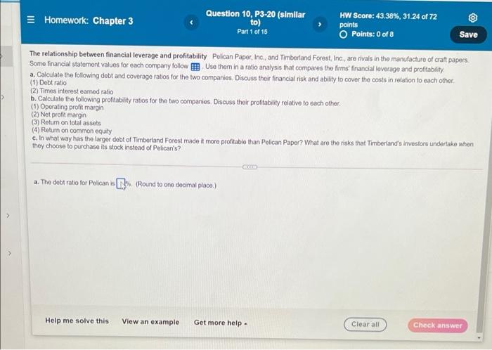 Solved Homework: Chapter 3 Question 10, P3-20 (similar Part | Chegg.com