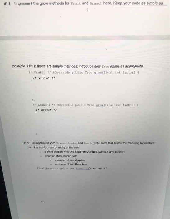 Solved In this test, we will look at a data structure for | Chegg.com