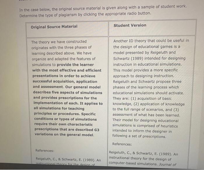 Solved Item 1 In the case below, the original source | Chegg.com