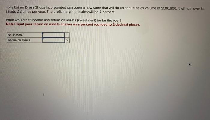 Solved Using the DuPont method, evaluate the effects of the | Chegg.com