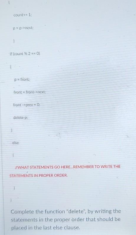 Solved Consider The Following Declarations And The Function