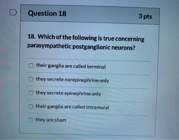 Solved D Question 9 3 pts 9. The white rami communicantes | Chegg.com