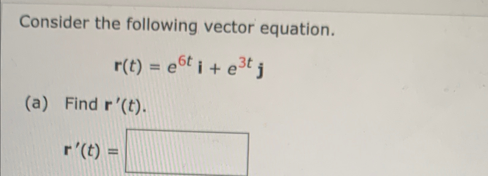 Solved Consider the following vector | Chegg.com