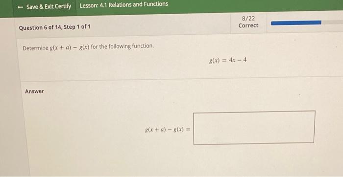 Solved Jetermine g(x−1) for the following function. | Chegg.com