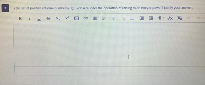 Solved 10 Is the set of positive rational numbers (0) closed | Chegg.com