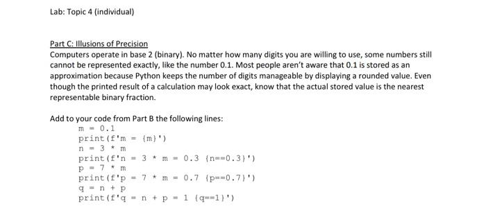Solved Activity \#2: Roundoff error - individual When | Chegg.com