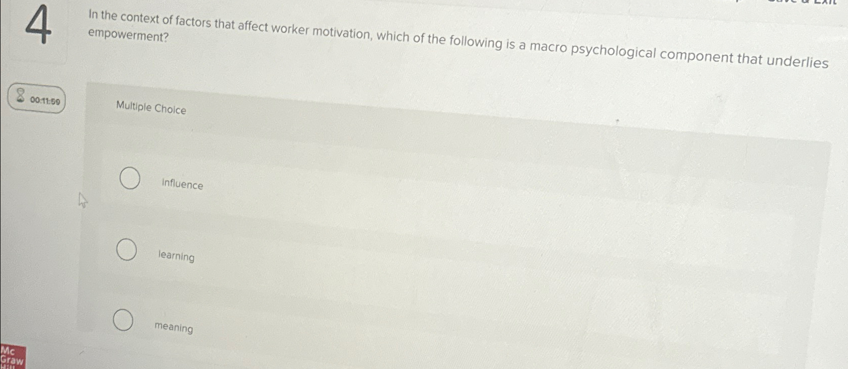 Solved 4In the context of factors that affect worker | Chegg.com