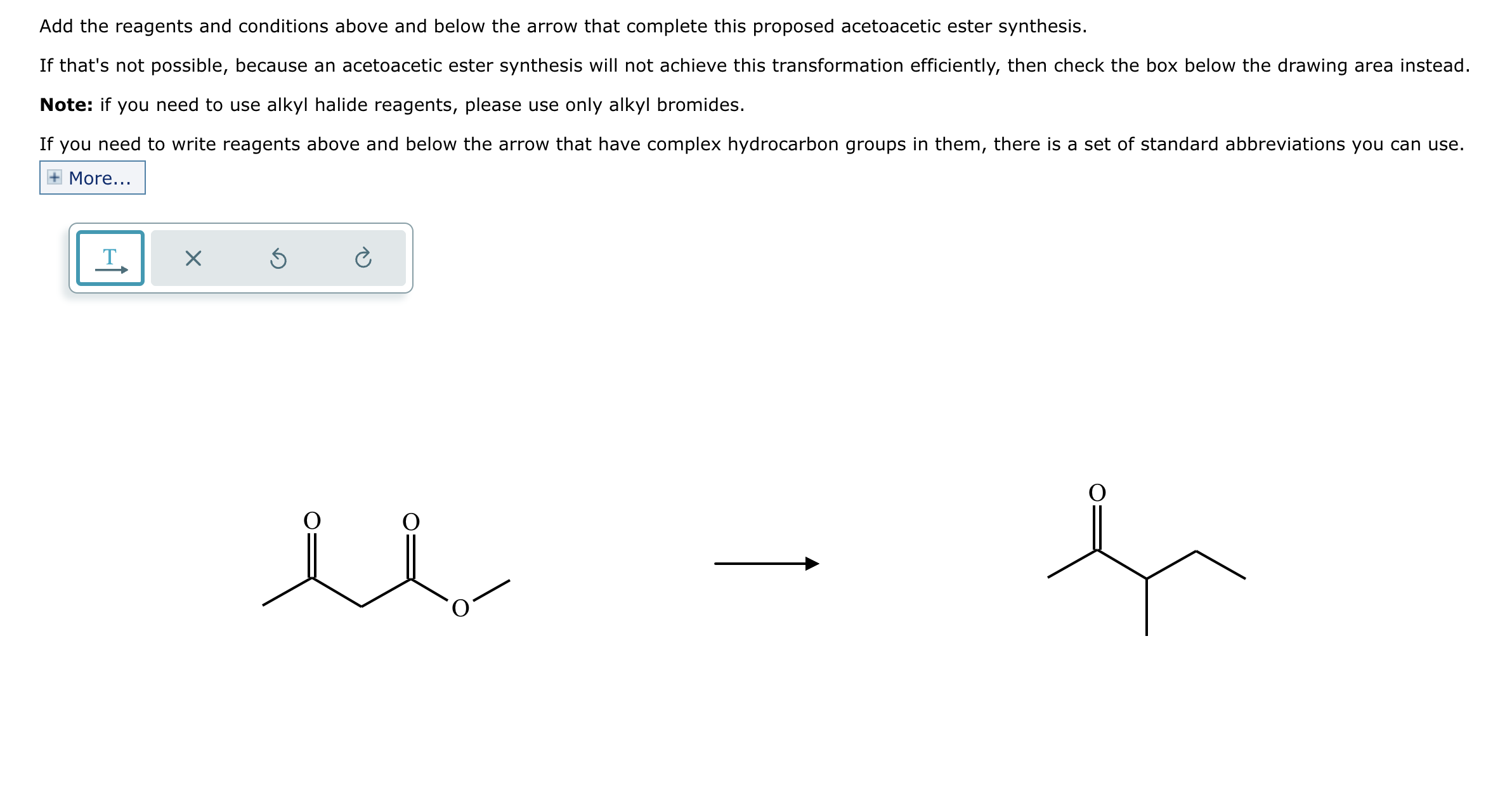 Solved Add the reagents and conditions above and below the | Chegg.com