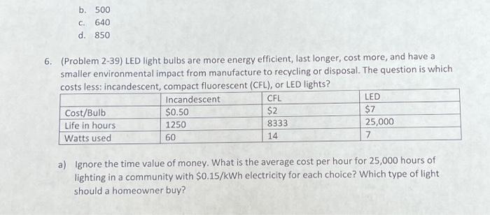 Solved Do the following problems using Microsoft Excel. | Chegg.com