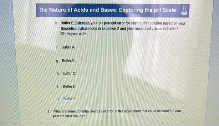 Solved The Nature of Acids and Bases: Exploring the pH Scale | Chegg.com