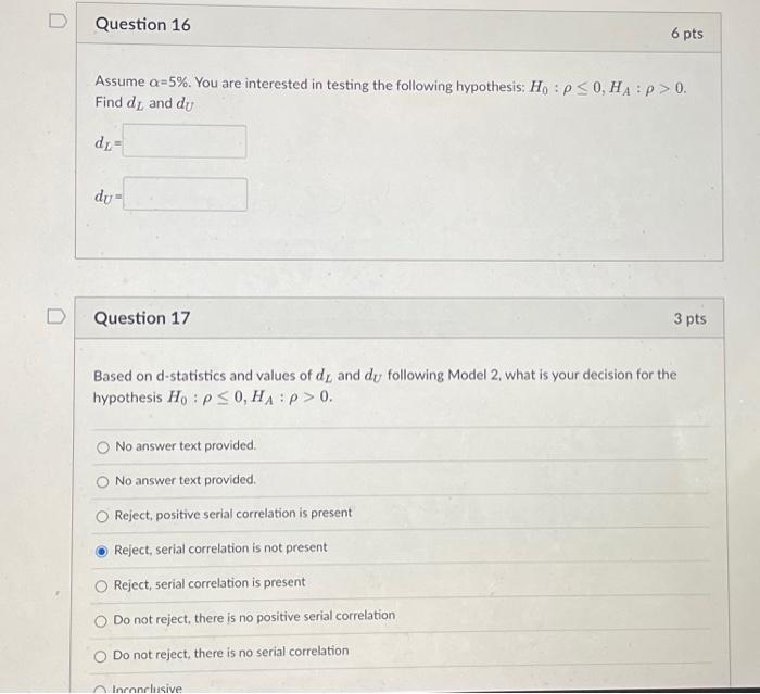 Solved how do i solve 16 and 17. Modle 2 is procided in | Chegg.com