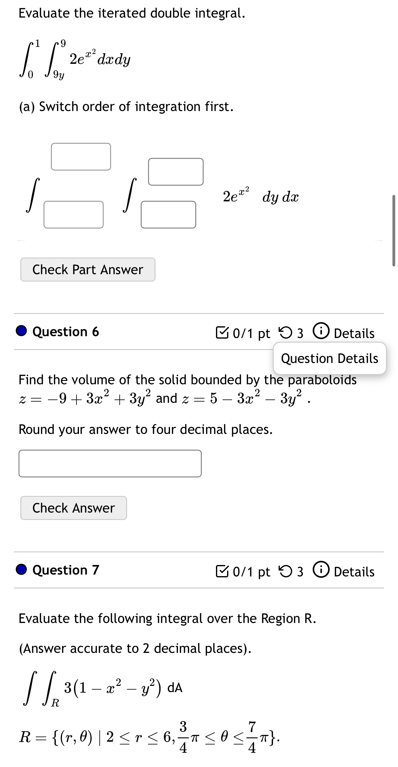 Solved Evaluate the iterated double | Chegg.com