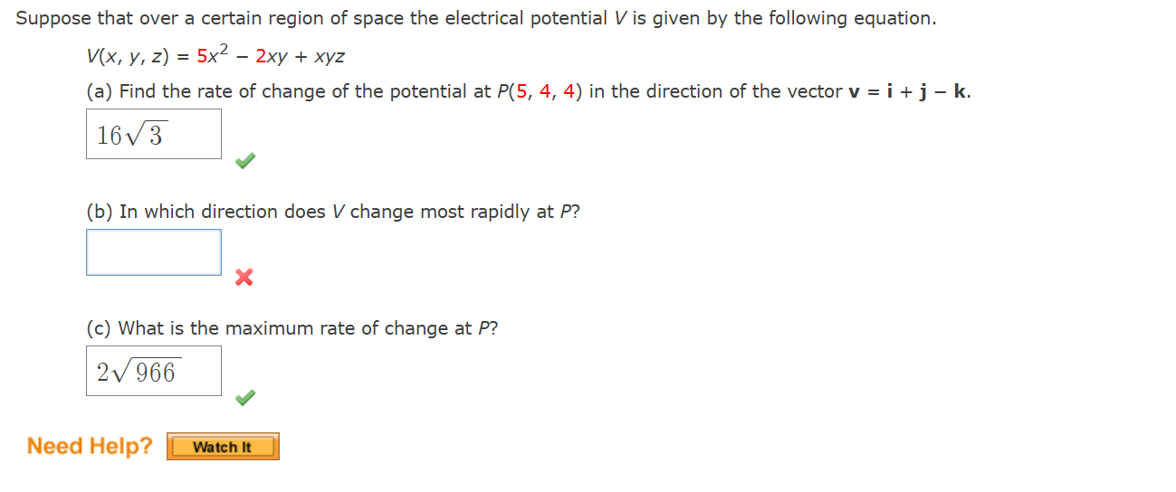 Solved Suppose that over a certain region of space the | Chegg.com