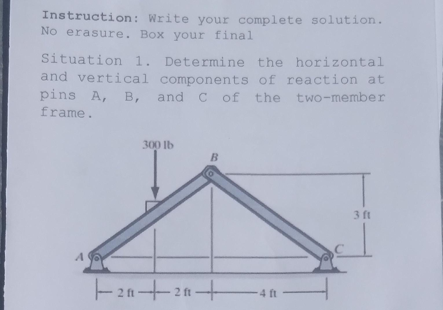 Solved Instruction: Write your complete solution.No erasure. | Chegg.com