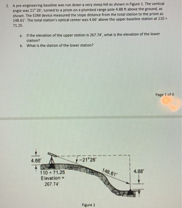 Solved 2. A pre-engineering baseline was run down a very | Chegg.com