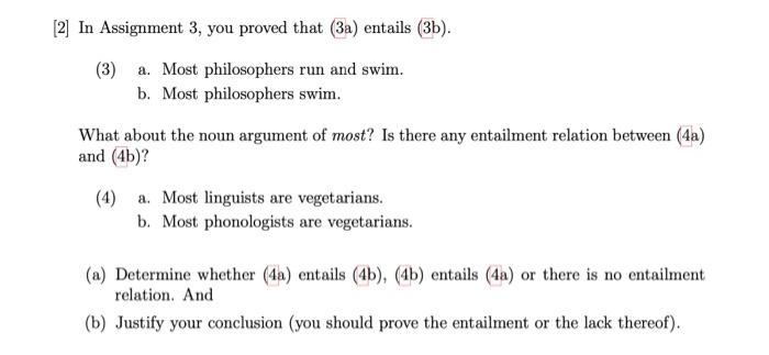 What about the noun argument of most? Is there any | Chegg.com