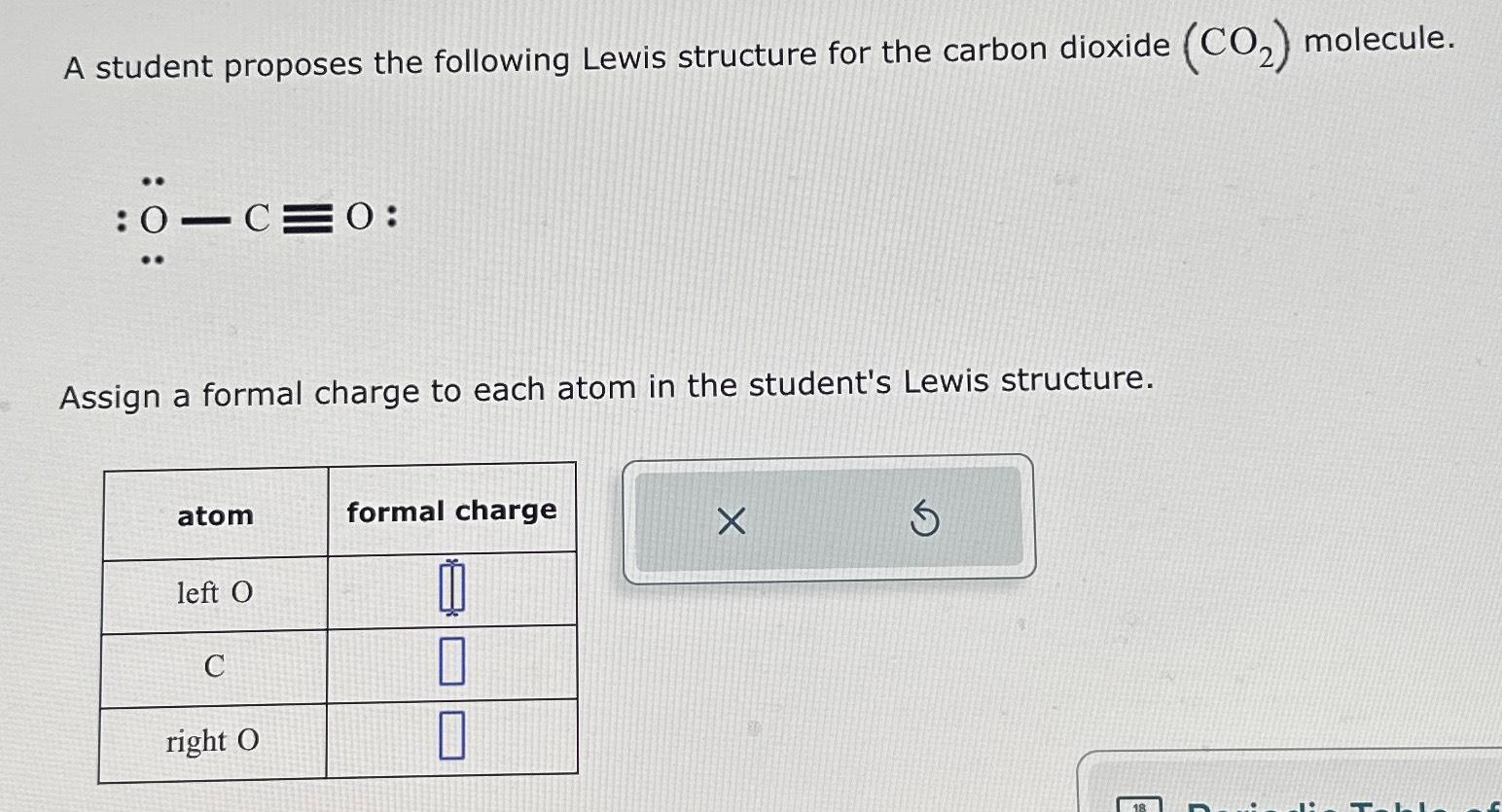 Solved A student proposes the following Lewis structure for | Chegg.com