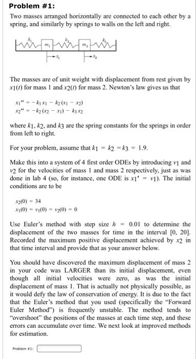 Solved solve problem 4, i provided problem 3 and 1 for | Chegg.com