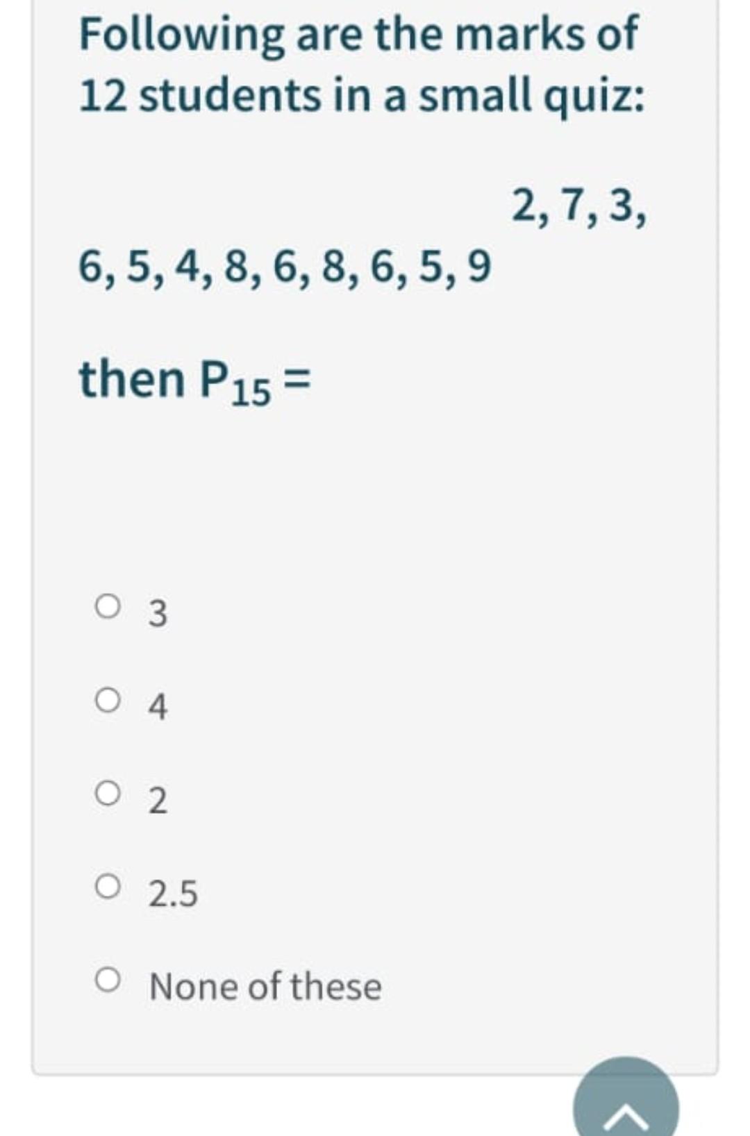 Solved Following are the marks of 12 students in a small | Chegg.com
