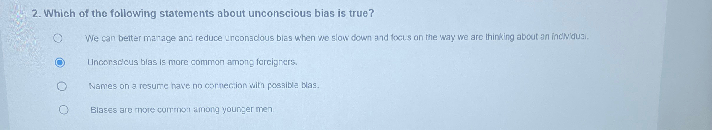 Solved Which of the following statements about unconscious | Chegg.com