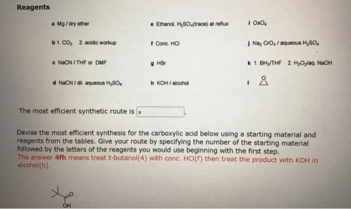 Solved Devise the most efficient synthesis for the | Chegg.com