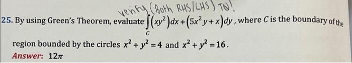 Solved pls verify including both side LHS and RHS. also | Chegg.com