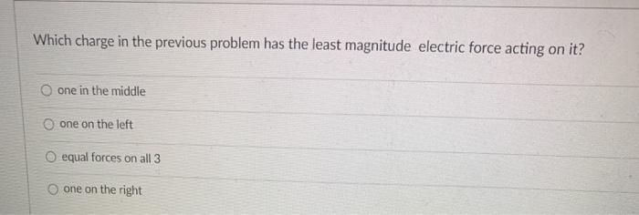 Solved Three charges of equal charge, 3, in microcoulombs, | Chegg.com