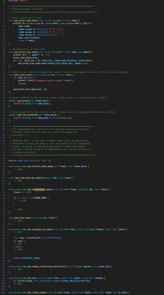 Solved When drawn using ASCII art, each node looks like the | Chegg.com