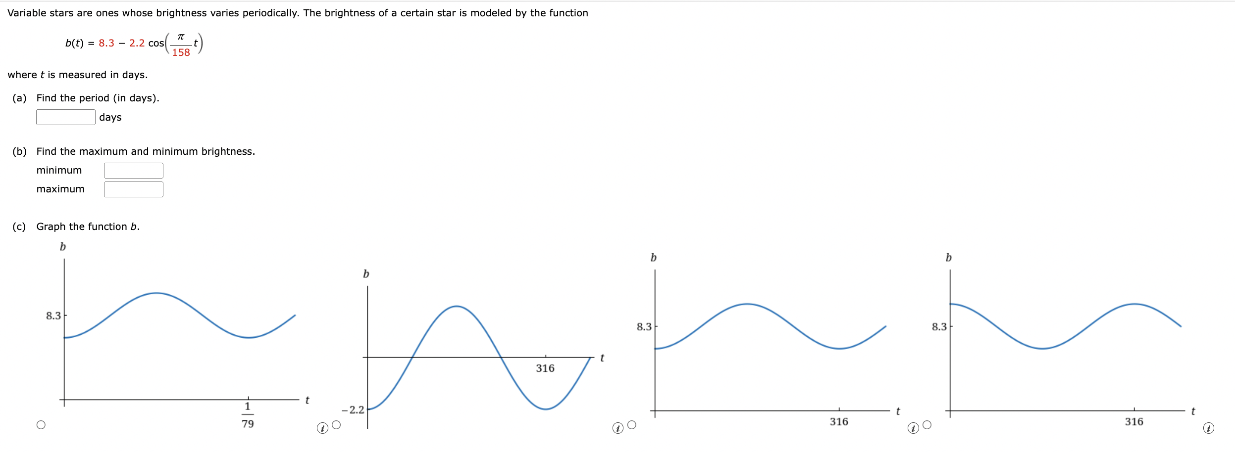 Solved Variable stars are ones whose brightness varies | Chegg.com