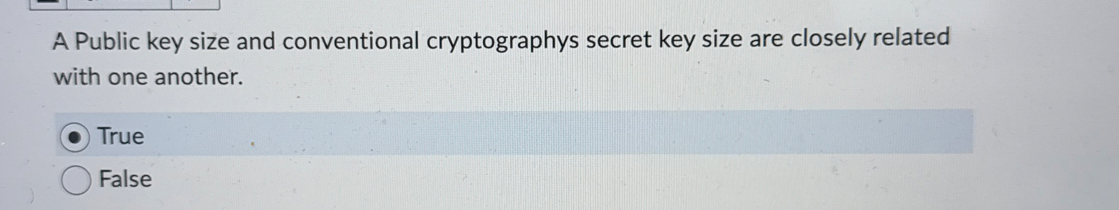 Solved A Public key size and conventional cryptographys | Chegg.com