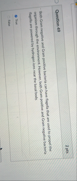 Solved Question 49Both Gram negative and Gram positive | Chegg.com