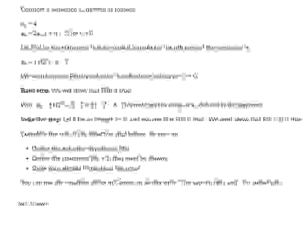 Solved “Question 11 ﻿Consider a sequence an defined as | Chegg.com